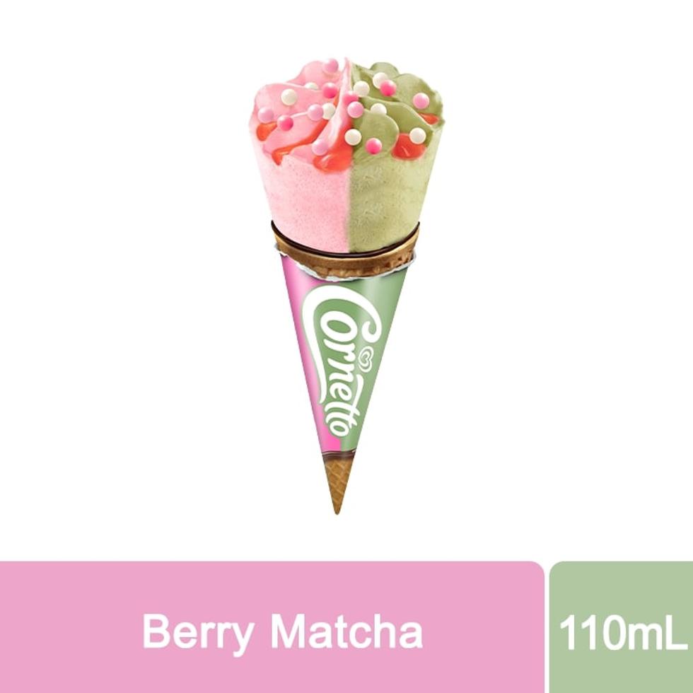 SELECTA CORNETTO ICE CREAM LUV U BERRY MATCHA 110ML