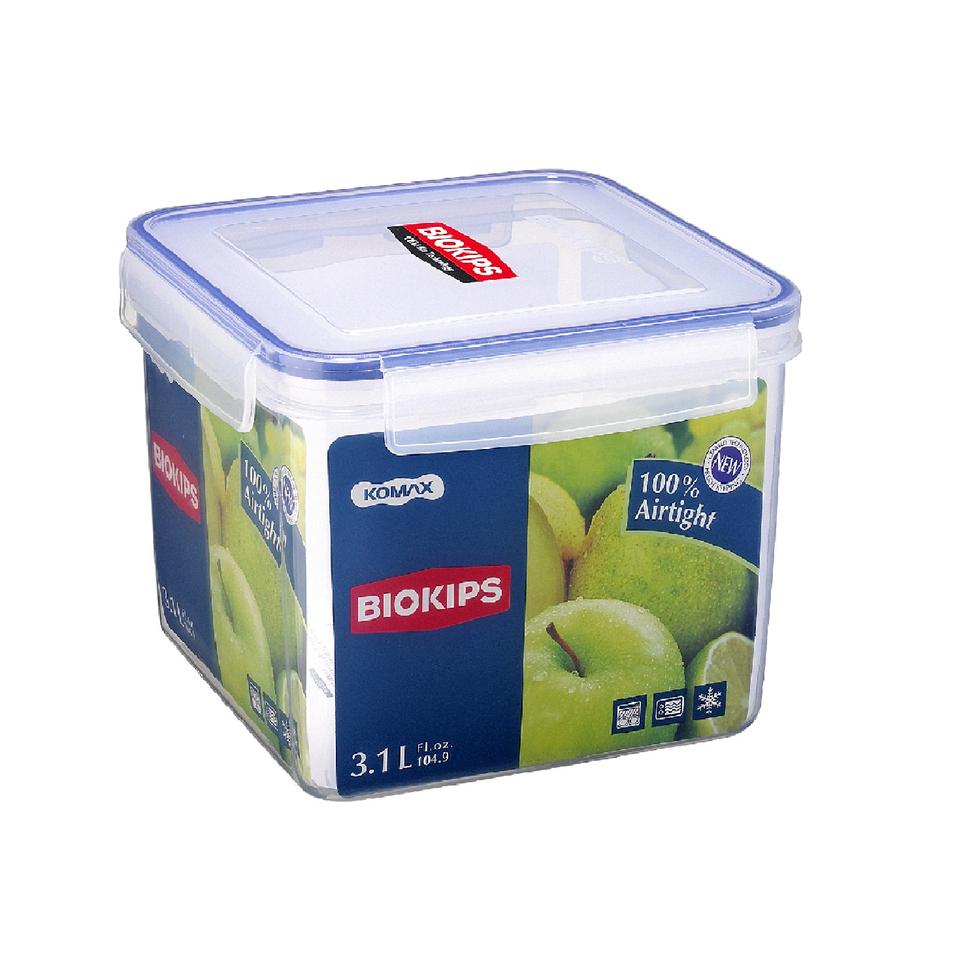 BIOKIPS SQUARE FOOD KEEPER BIO-S31 3.1 LITERS